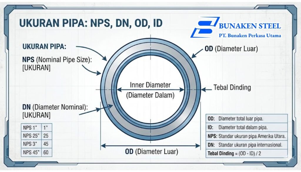 Plat Strip (Flat Bar) Ukuran Lengkap | Bunaken Steel